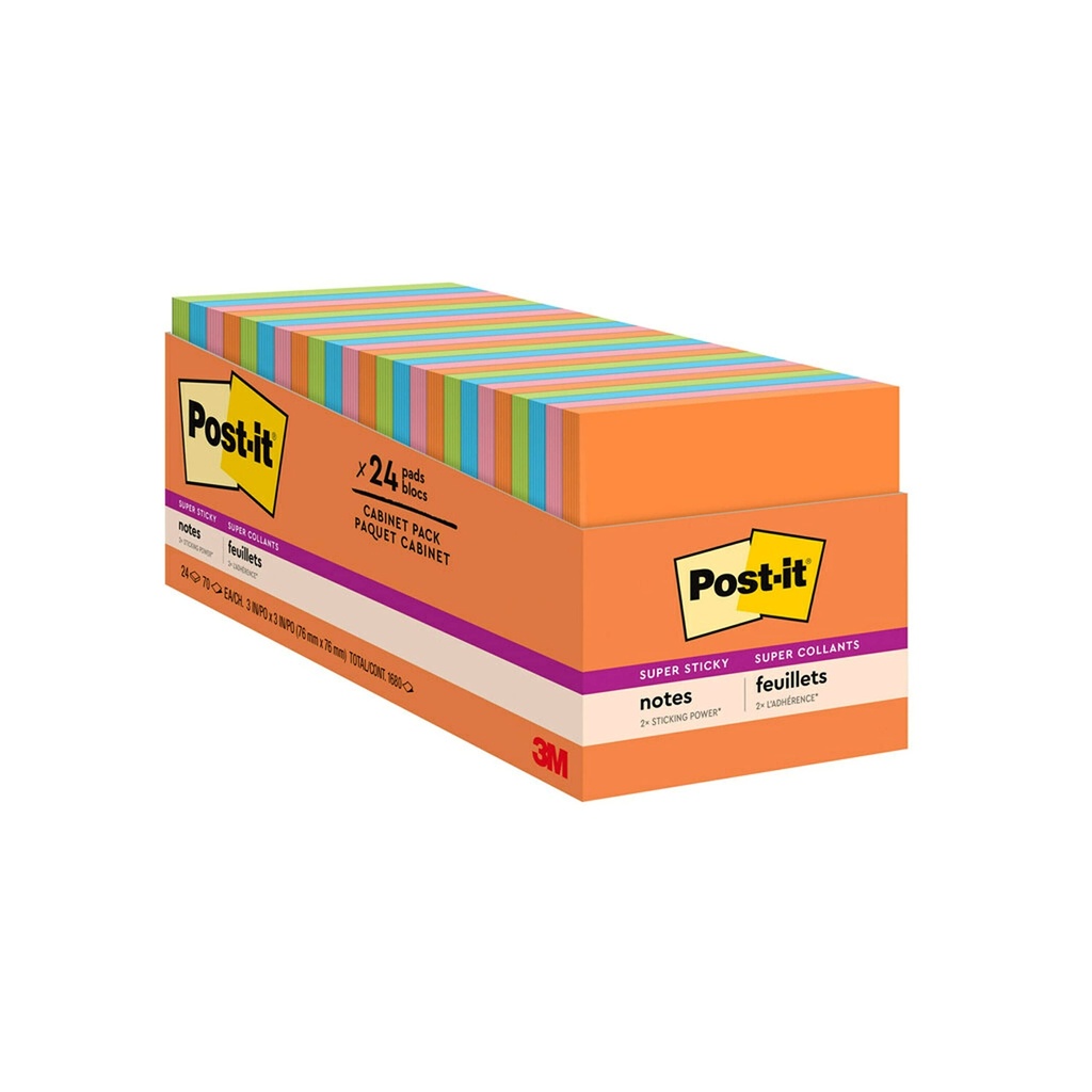 BLOCK POST IT 3″X3″ PX24 | Multicopy