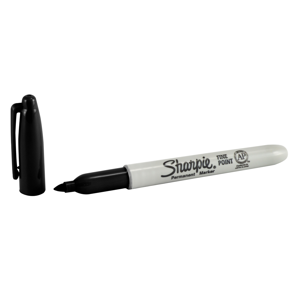 Marcador Permanente Sharpie Punta Fina Negro | Multicopy